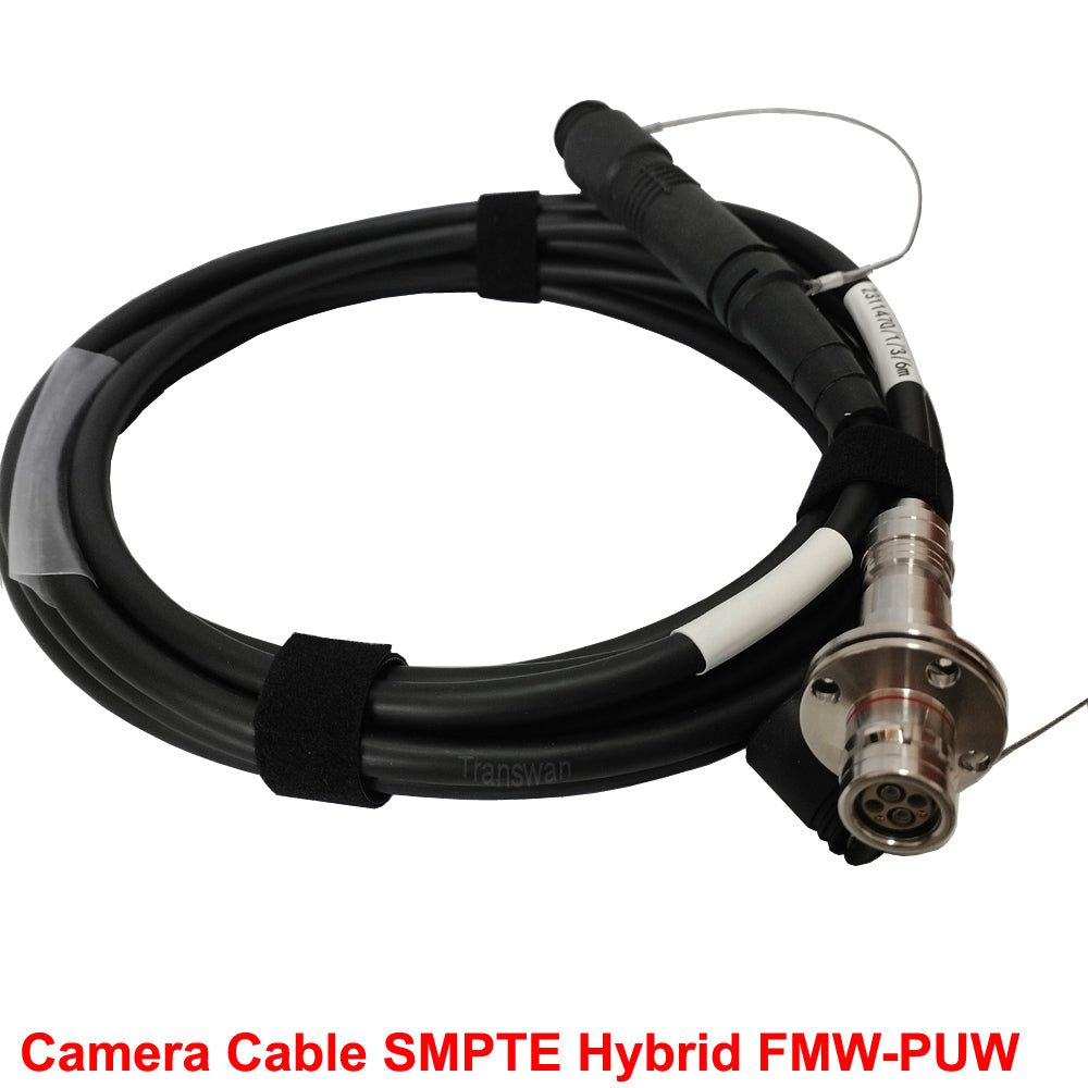SMPTE311M 3K93C Hybrid Camera Optical Cable with Fixed Plug & Socket ...