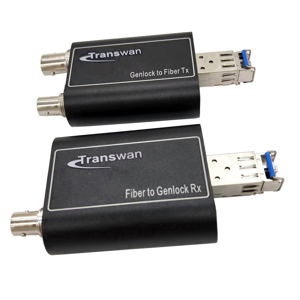 Genlock (CVBS/ BB/ Tri-Level ) over Optic Fiber Extender with Mini Siz ...