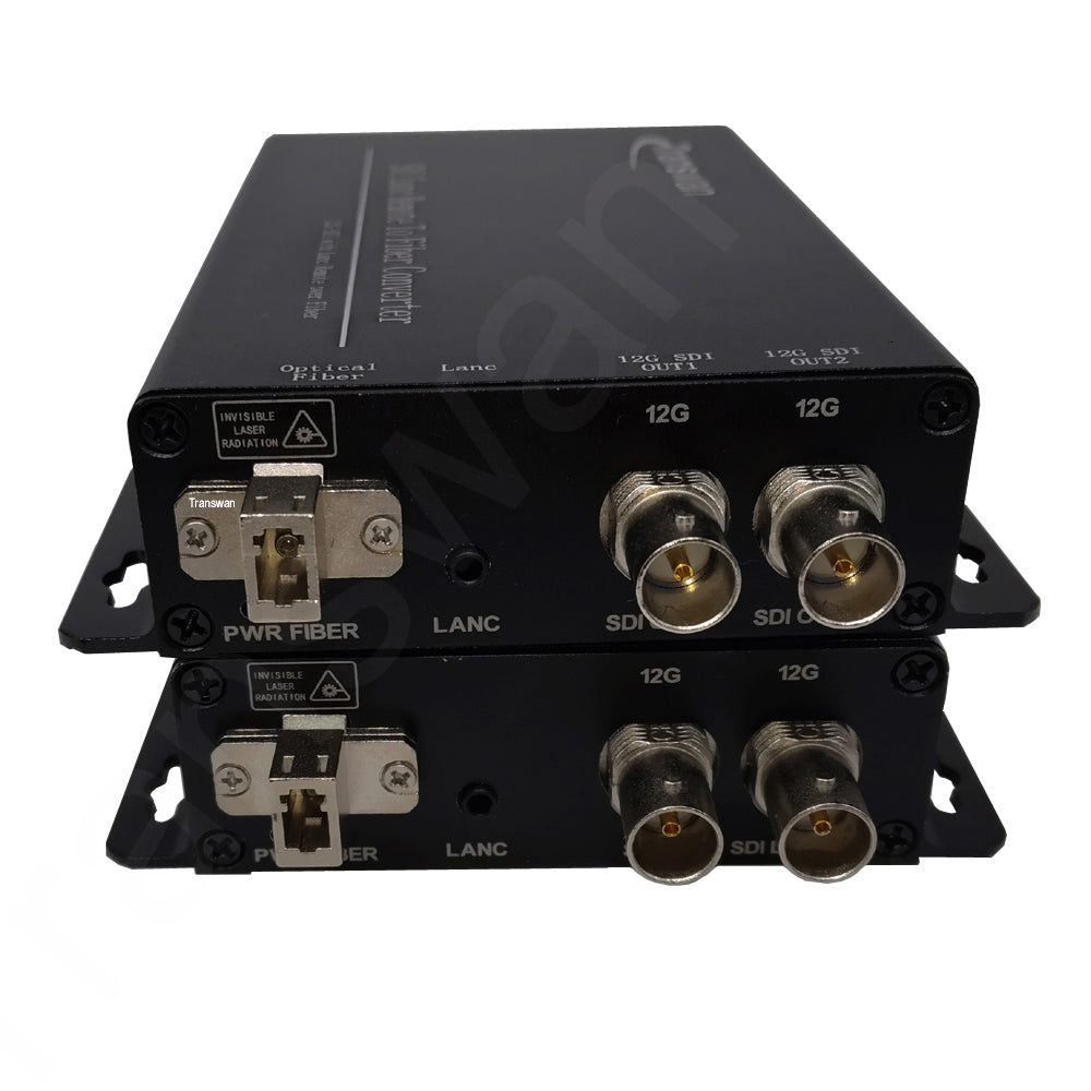 Lanc Remote Control & 12G/3G-SDI to Optic Fiber Converter over 10+Km S ...