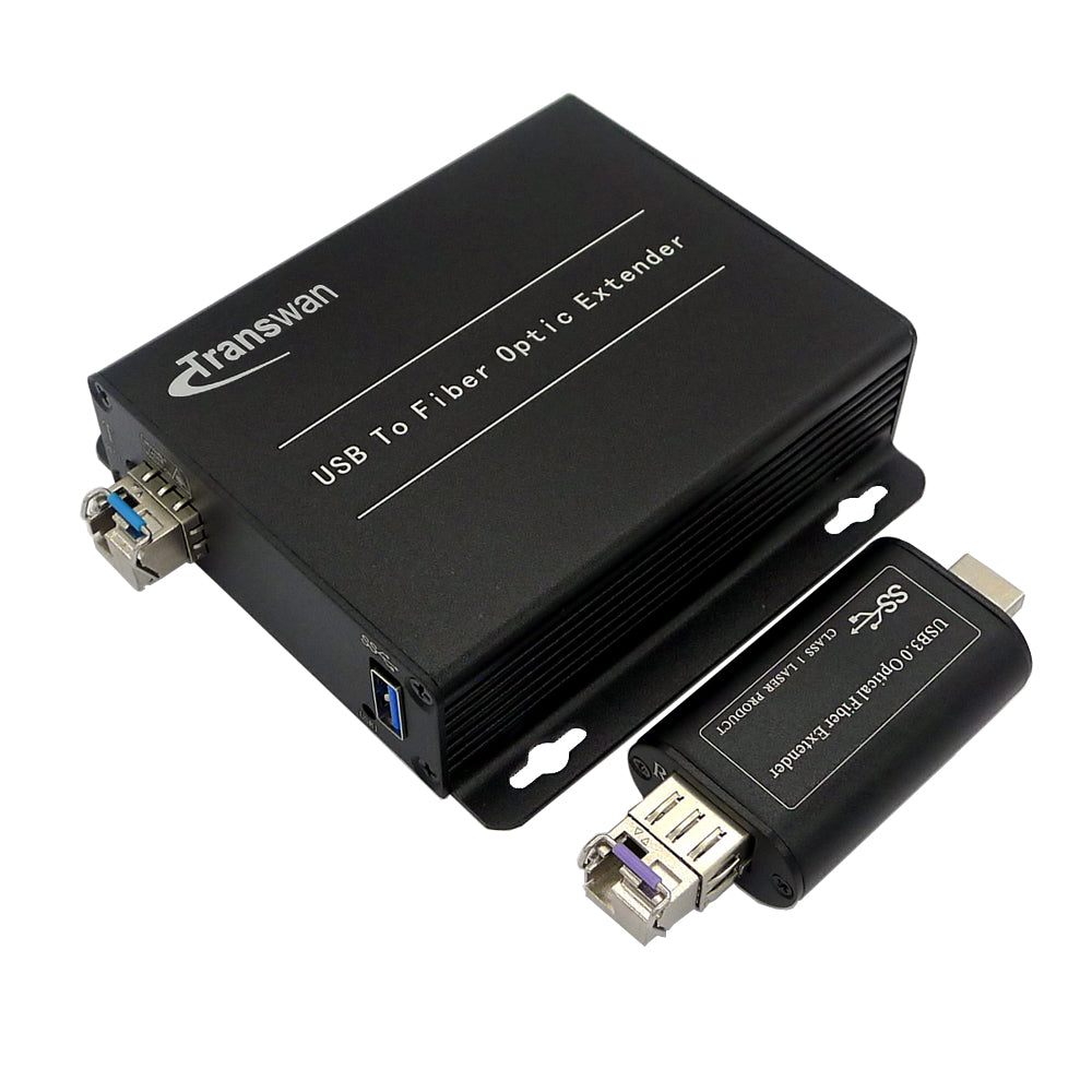 USB 3.0 Port over Optical Fiber Extender – Transwan