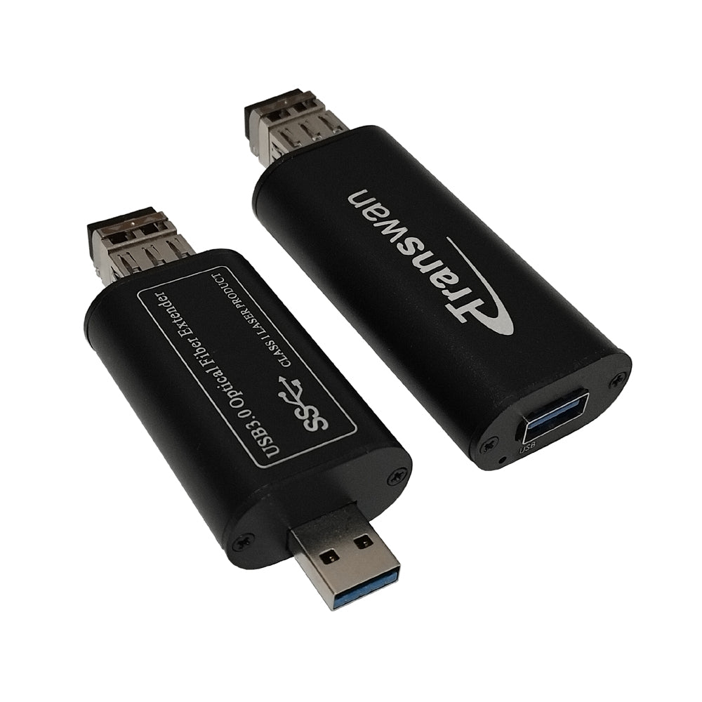 Mini USB 3.0 Port over Optical Fiber Extender – Transwan