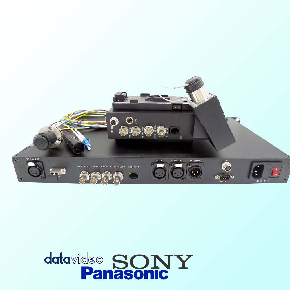 Fiber Optic Link between 4K Camera and Truck Transports SDI/ Ethernet ...