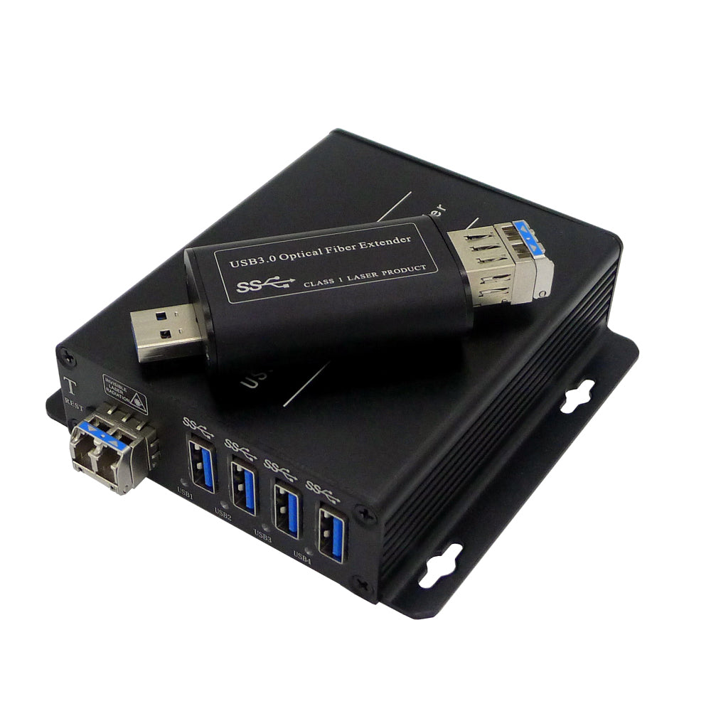 USB 3.0 Hub Fiber Extender to 250 Meters – Transwan